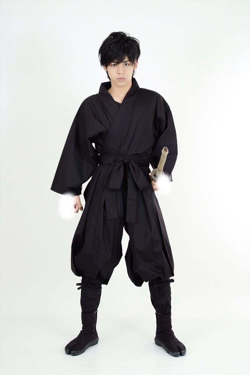 Kimono & Tattsuke Bakama Set/ Japanese Hakama/ for YASUKE/ Authentic ...