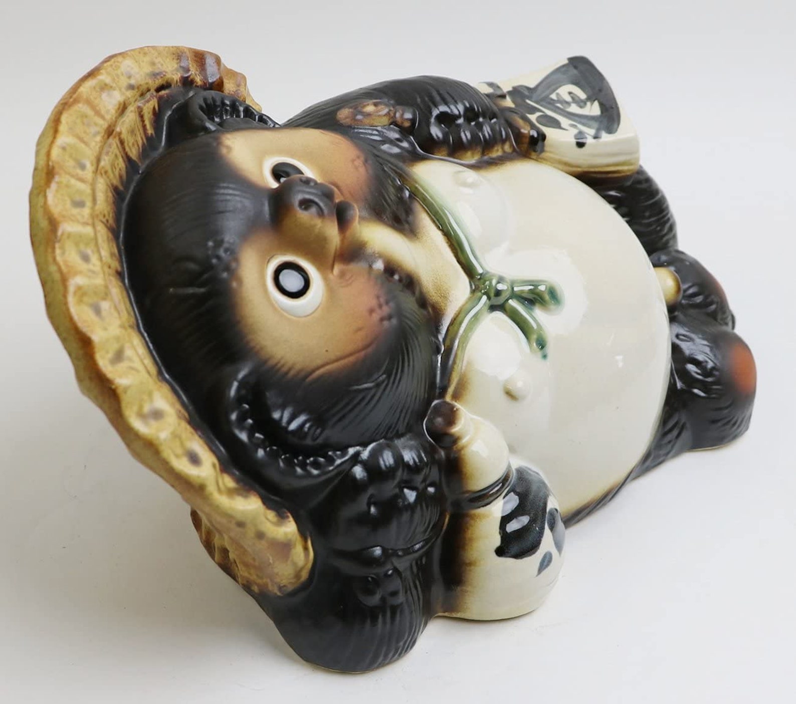 Japanese Shigaraki Ware/ Sleep Tanuki Statue / Sleep Racoon - Etsy