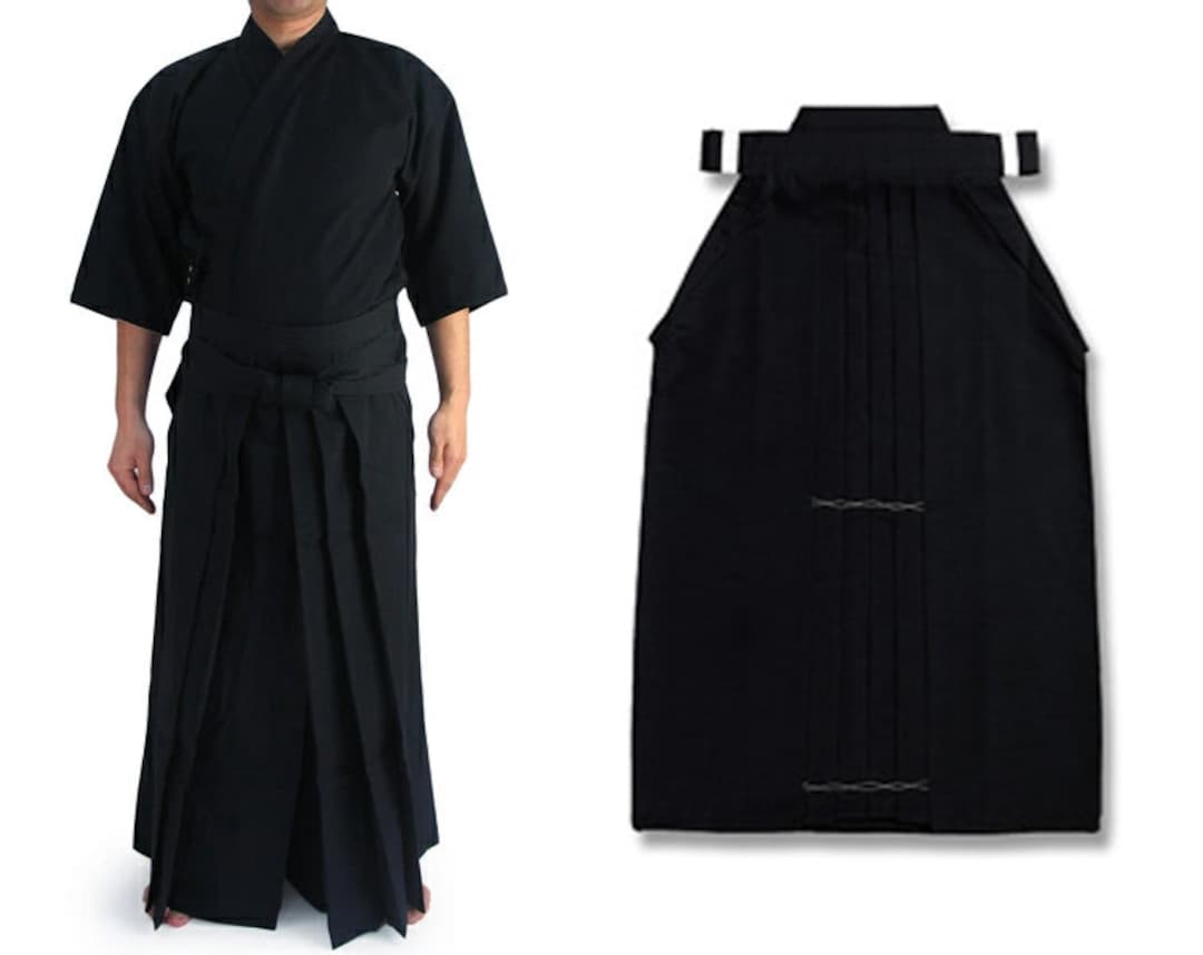 Hakama for Iaido, Kendo Practice / NEW/ Authentic Umanori Hakama for ...