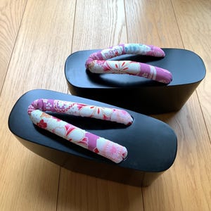Japanese Okobo Kimono Sandal/ Maiko Kimono Geta Zori/ Koppori/ Pokkuri ...