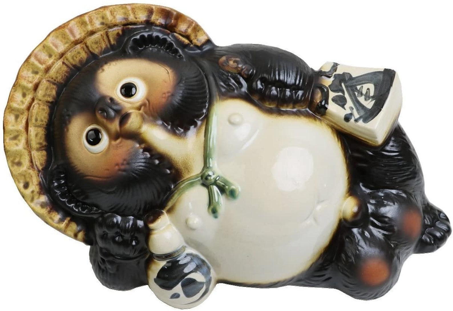 Japanese Shigaraki Ware/ Sleep Tanuki Statue / Sleep Racoon - Etsy