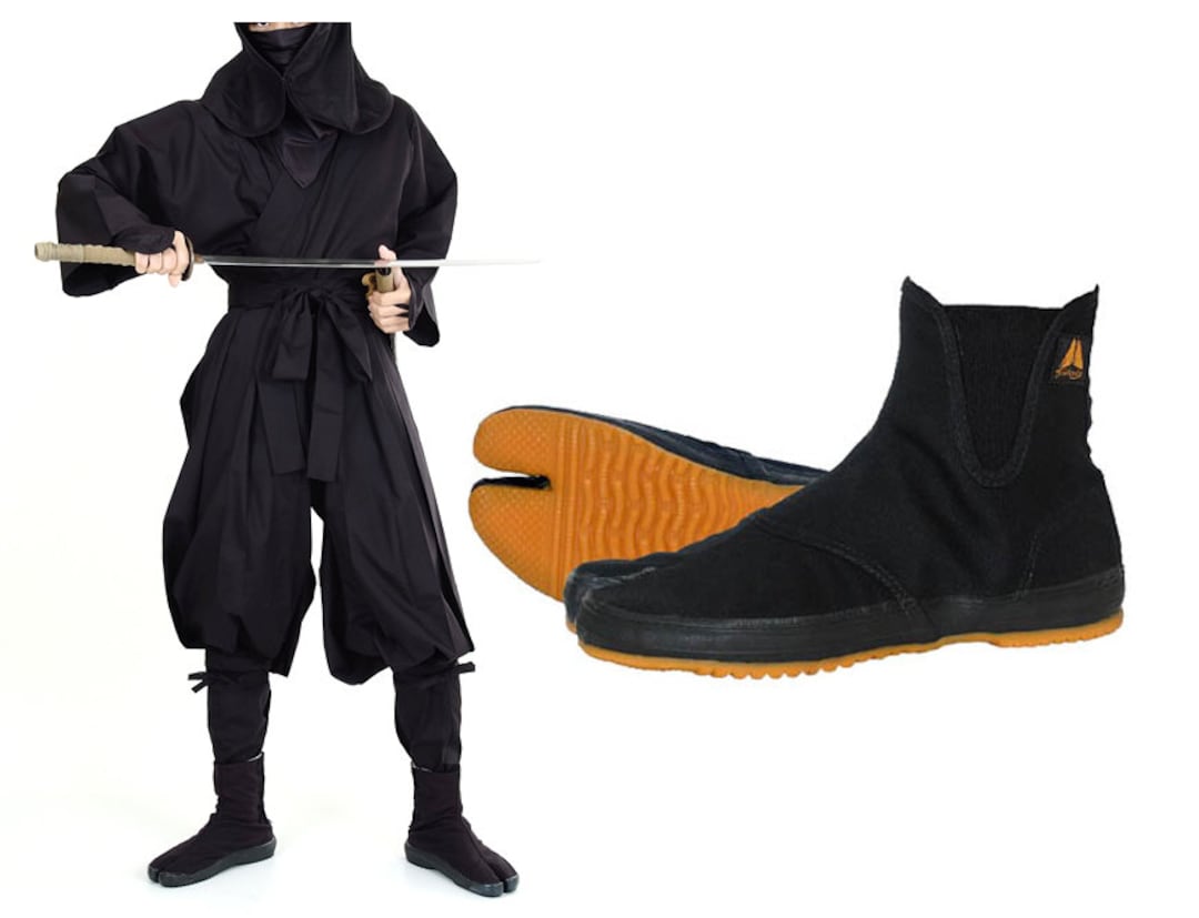 Ninja Samurai Boots/ Jikatabi/ Shoes for YASUKE/ NEW/ SAMURAI Costume ...