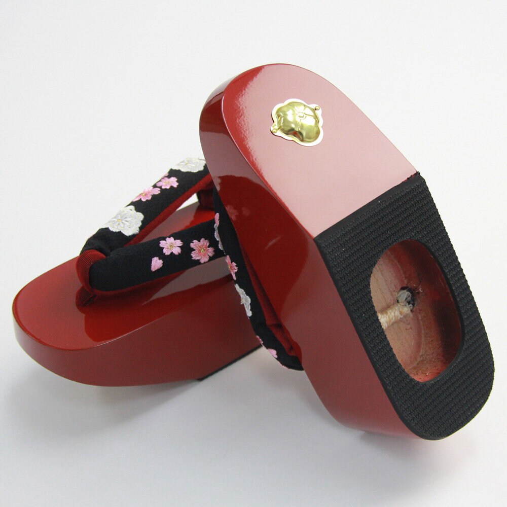 Japanese Okobo Kimono Sandal/ Maiko Kimono Geta Zori/ Koppori/ Pokkuri ...