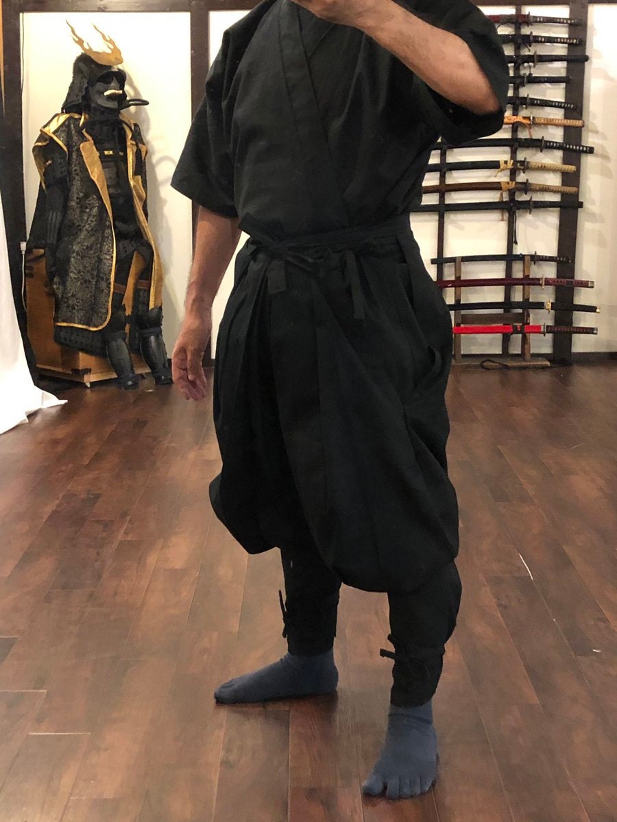 Kimono & Tattsuke Bakama Set/ Japanese Hakama/ for YASUKE/ Authentic ...