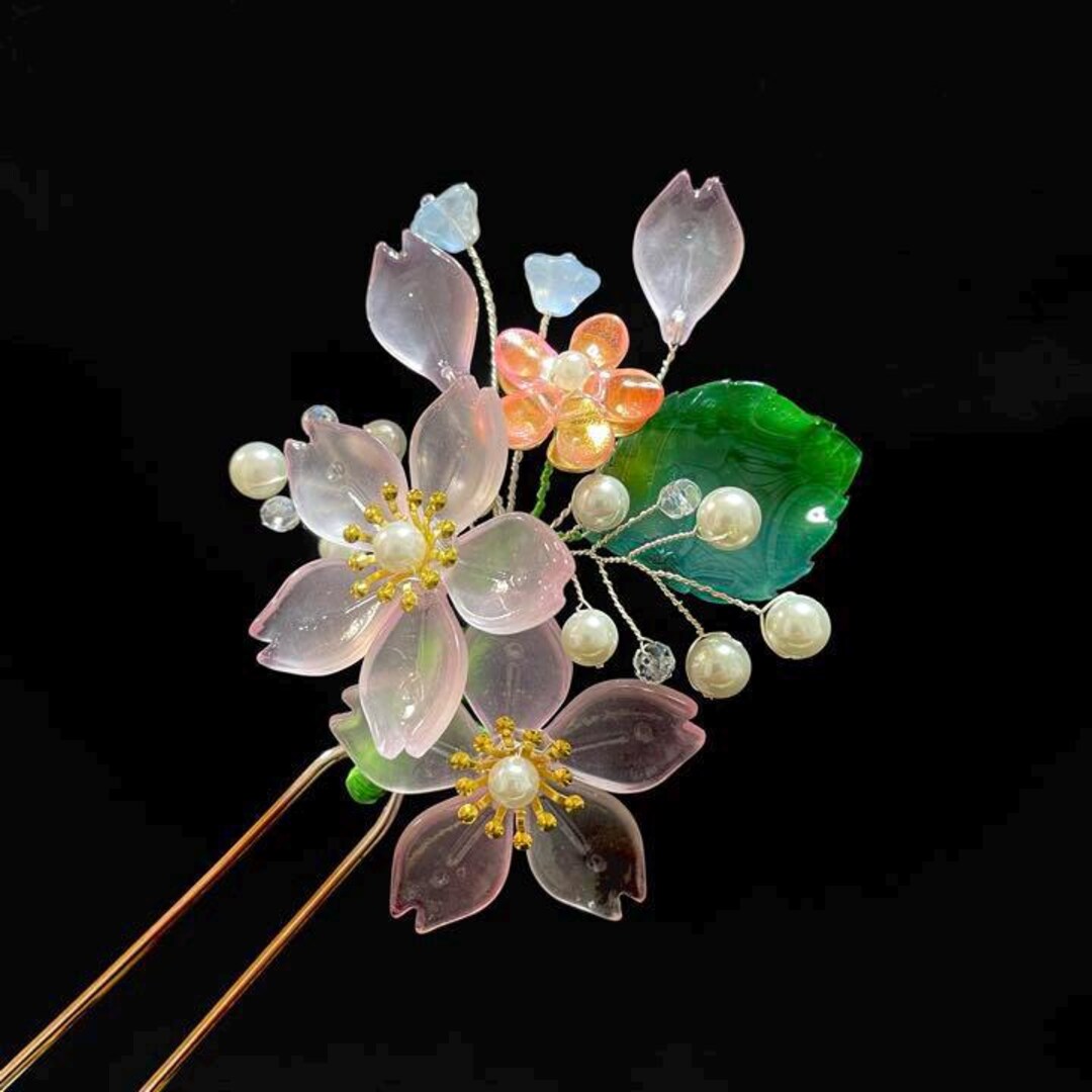Japanese Kanzashi Hair Sticks/ Hair Pin/ Bira Kanzashi/ Maiko Kanzashi ...