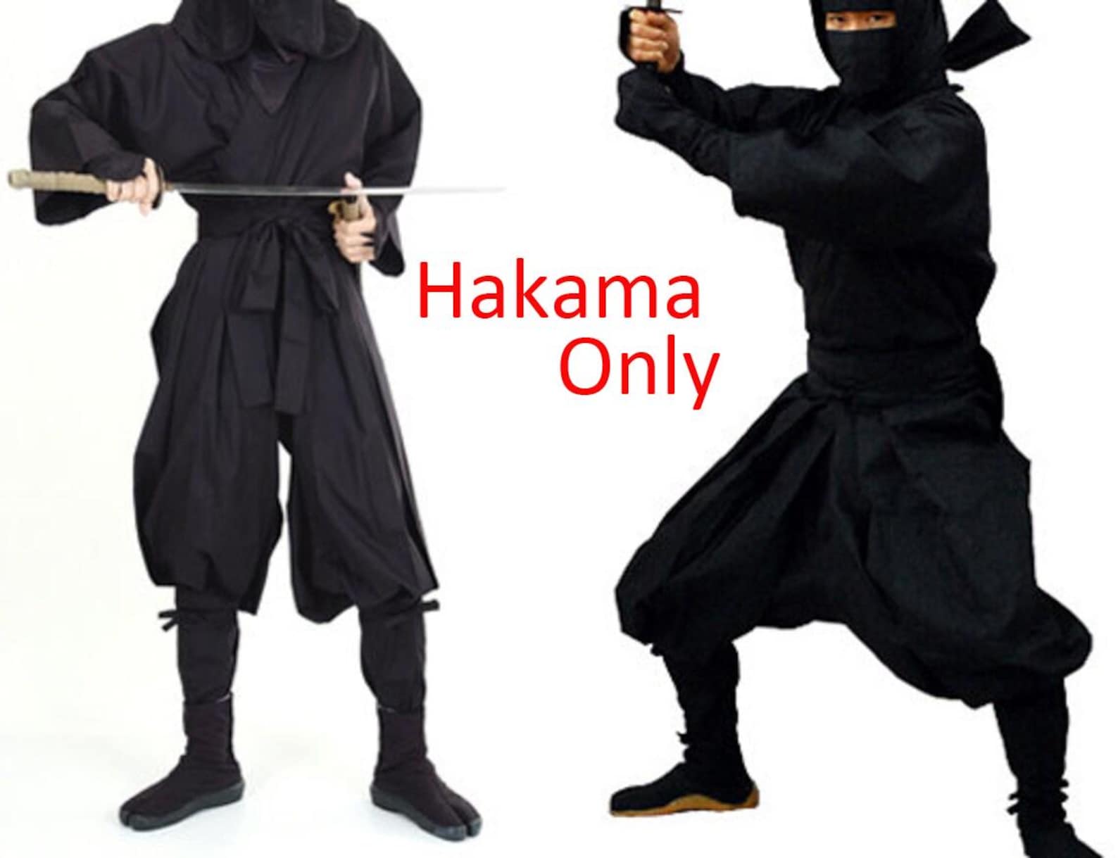 Tattsuke Bakama, Ninja Hakama/ Japanese Hakama/ for YASUKE/ Authentic ...