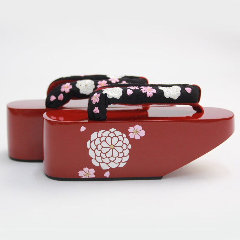 Japanese Okobo Kimono Sandal/ Maiko Kimono Geta Zori/ Koppori/ Pokkuri ...