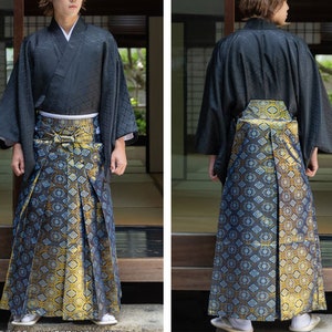 Set of 2, Gorgeous Hakama & Kimono Set/ NEW/ Samurai Costume/ SHOGUN ...