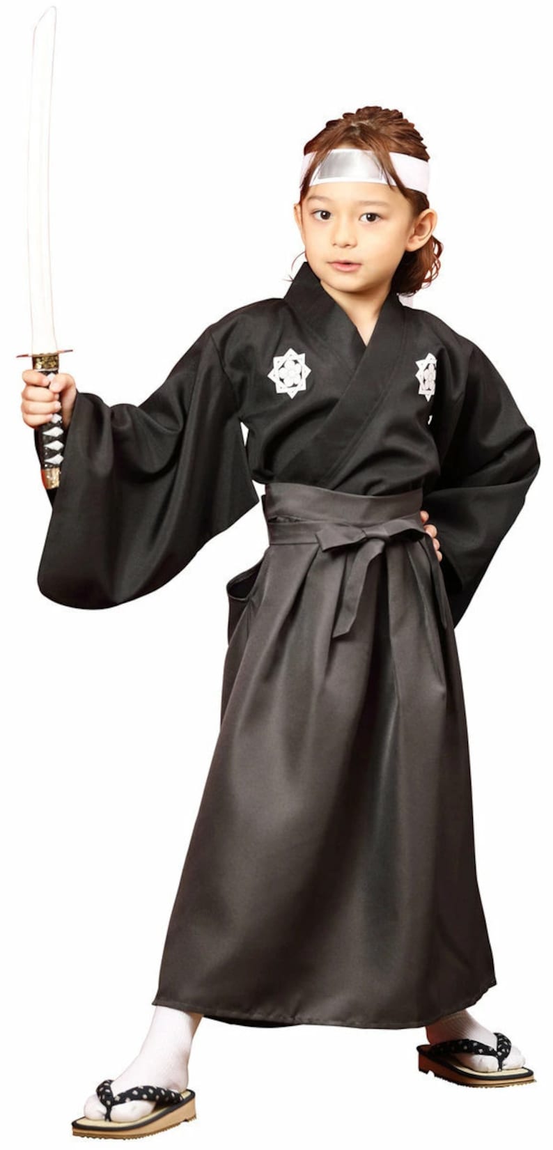SAMURAI Costume for Kids/ Boy's Hakama & Kimono Set/ Kids - Etsy