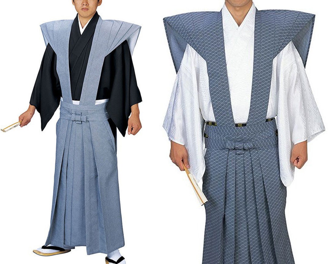 Authentic Japanese Hakama & Kamishimo Set / Authentic SAMURAI Costume ...