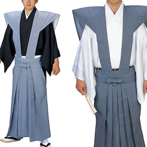 Authentic Japanese Hakama & Kamishimo Set / Authentic SAMURAI Costume ...
