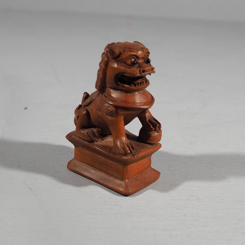 Wooden Netsuke/ Komainu Netsuke/ Inro / Foo Dog/ Japanese - Etsy Australia