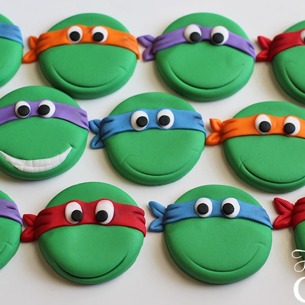 Ninja Turtle Cookies - Etsy