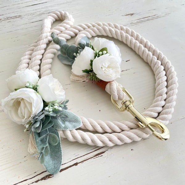 White Leash - Etsy