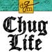 Chug Life Water Bottle SVG File, Funny Water Bottle Decal, Vinyl Water ...
