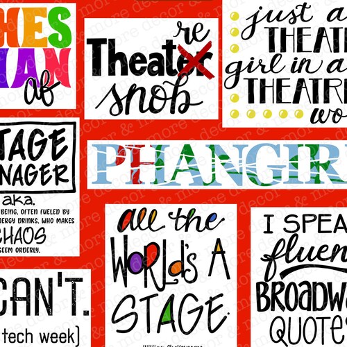 Drama Theater Svg Bundle Theatre Svg Broadway Actor - Etsy