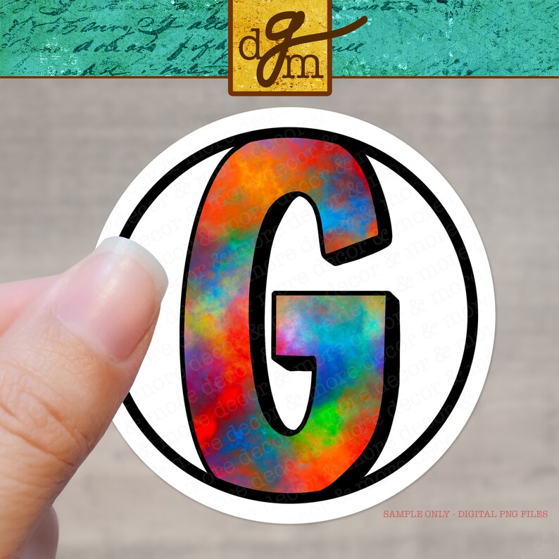 Printable PNG Sticker Alphabet, Printable Planner Stickers, Print and ...