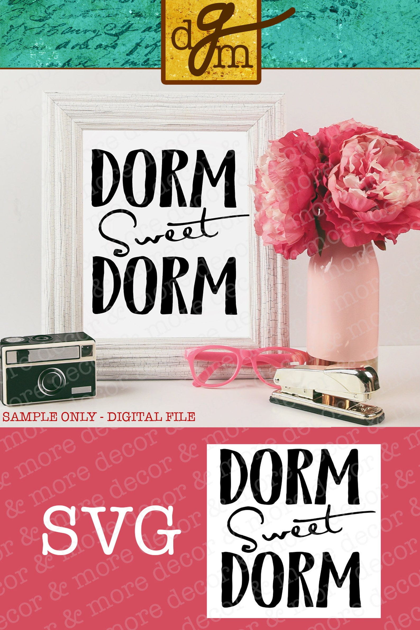 DORM SVG FILE. Dorm Decor. Svg for Dorm Sign. Cute Svg File - Etsy