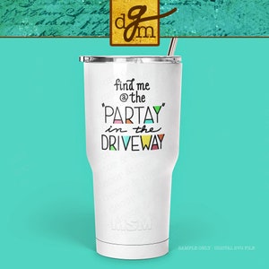 Driveway Drinker SVG File, Driveway Party SVG Cut File, Driveway ...