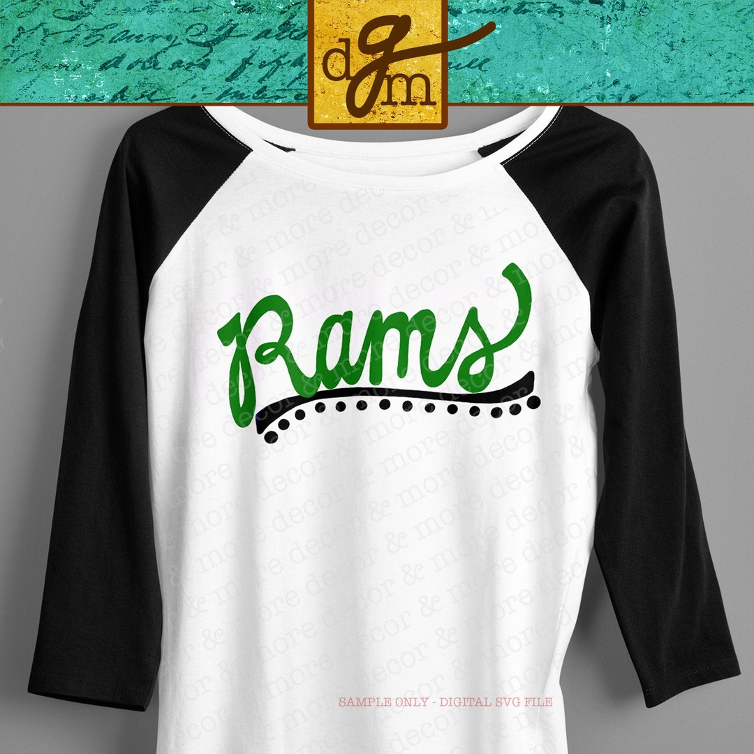 Rams Shirt SVG File, Script Rams SVG File, Rams Mom SVG, Ram Mascot Svg ...