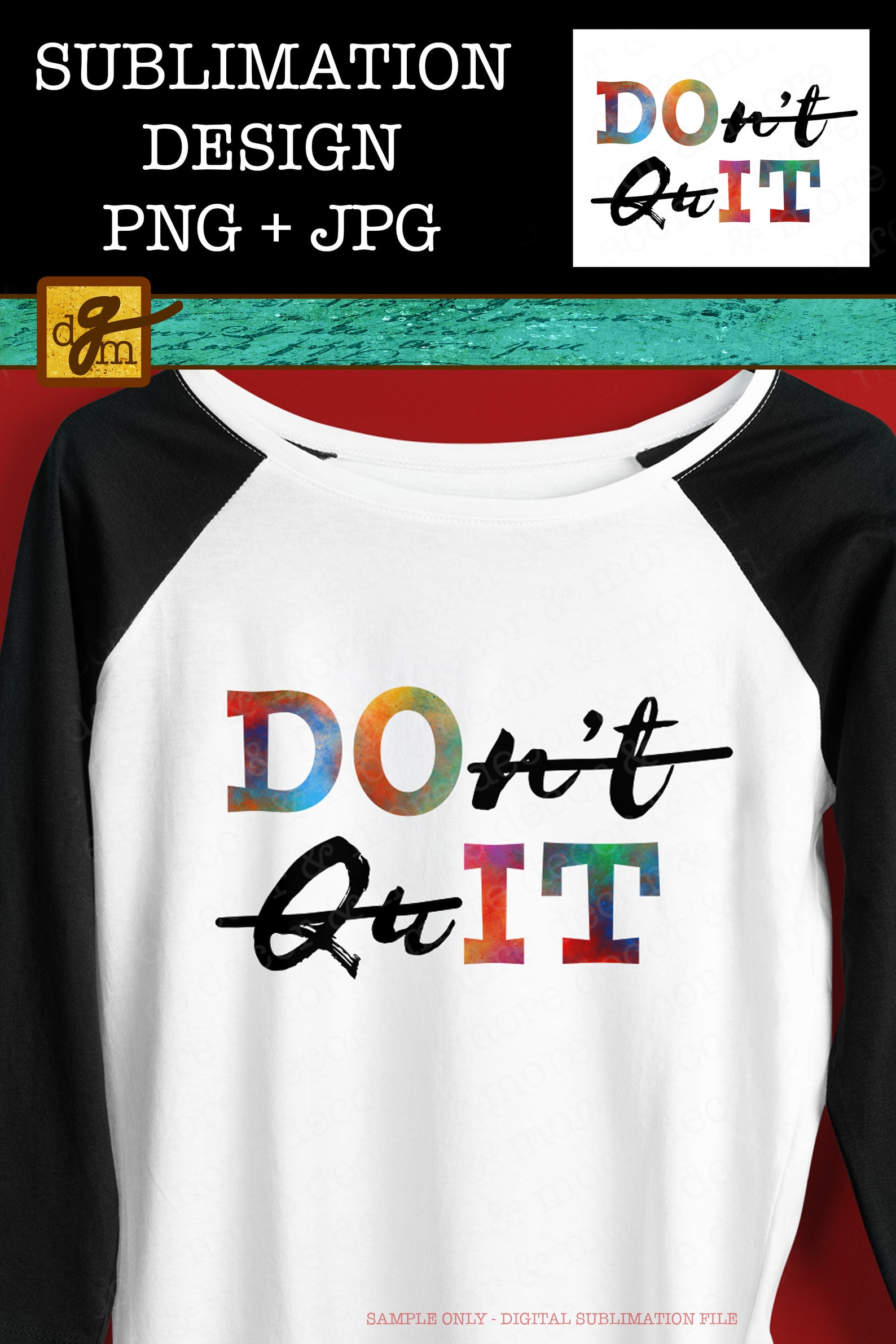 Inspirational Quote Sublimation Design Sublimation Digital | Etsy