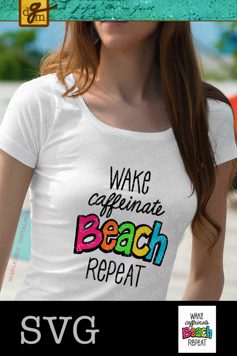 Bright Funny Beach SVG File Funny Beach Shirt Saying SVG | Etsy