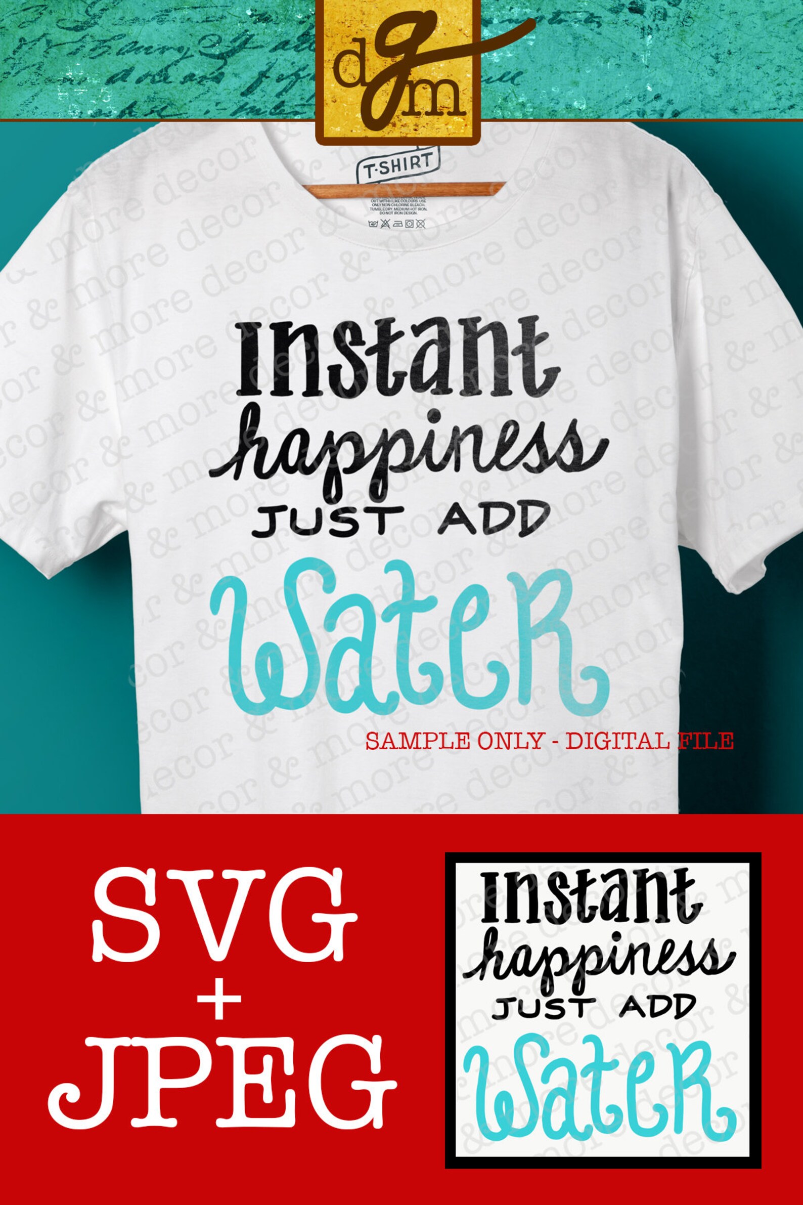 Just Add Water SVG File, Beach SVG File, Summer SVG File, Beach Shirt ...