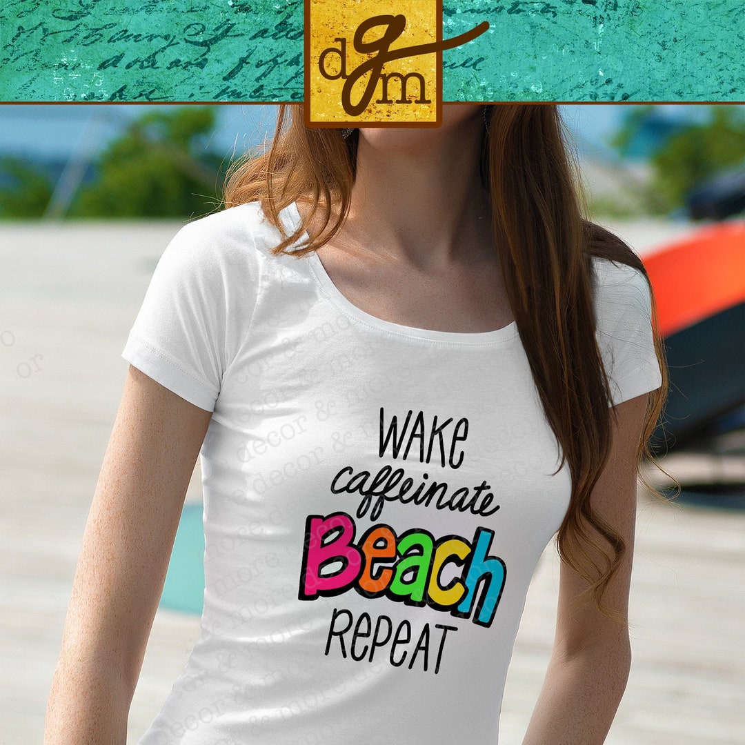 Bright Funny Beach SVG File, Funny Beach Shirt Saying SVG, Vinyl ...