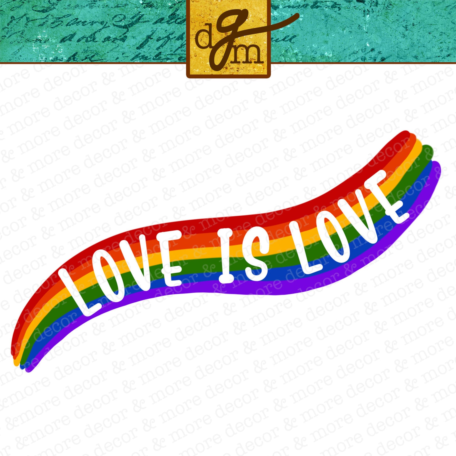 Love is Love Rainbow SVG File Rainbow Shirt SVG Files for | Etsy