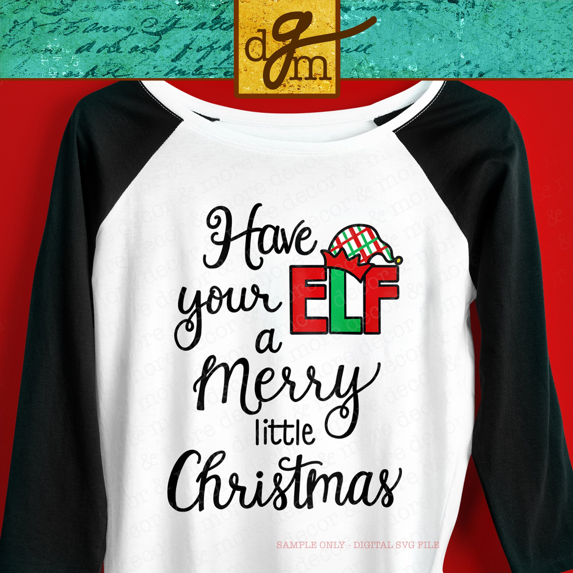 Elf SVG File Merry Little Christmas SVG Funny Christmas SVG - Etsy
