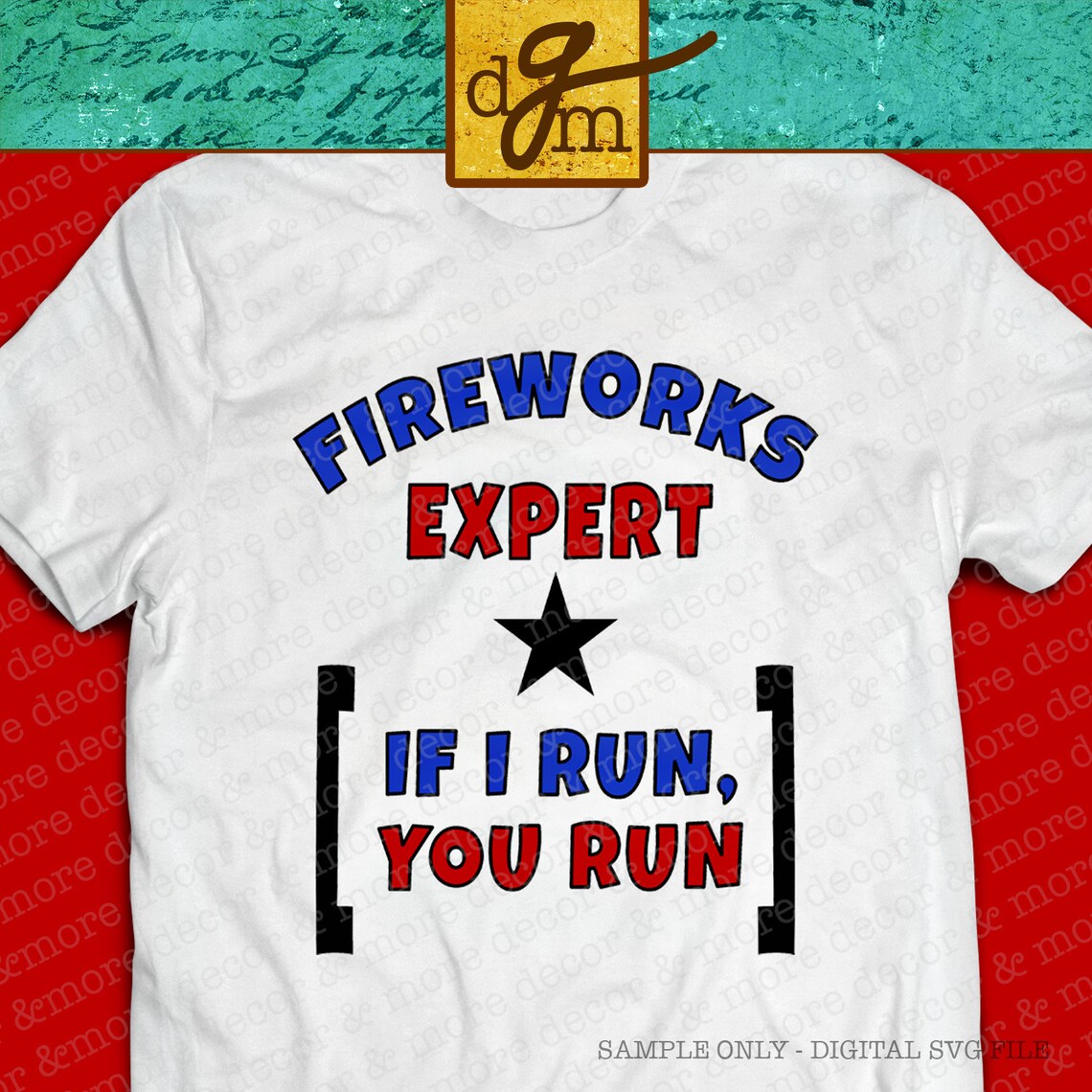 Fireworks Expert SVG File Funny Fourth of July SVG File July 4th SVG ...