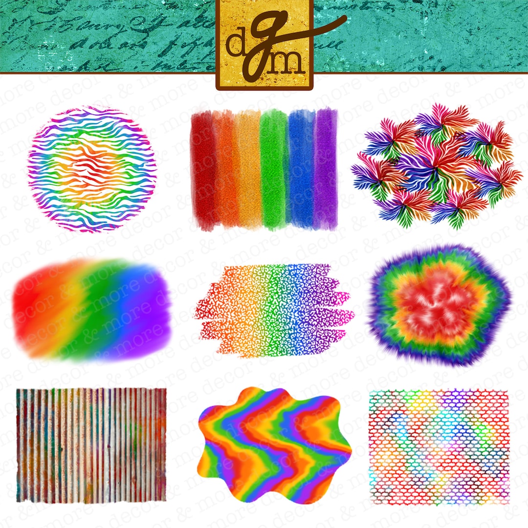 SUBLIMATION BACKGROUND BUNDLE, Rainbow Sublimation Bundle, Rusty Metal ...