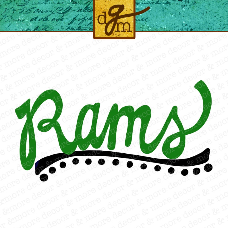 Rams Shirt SVG File Script Rams SVG File Rams Mom SVG Ram | Etsy
