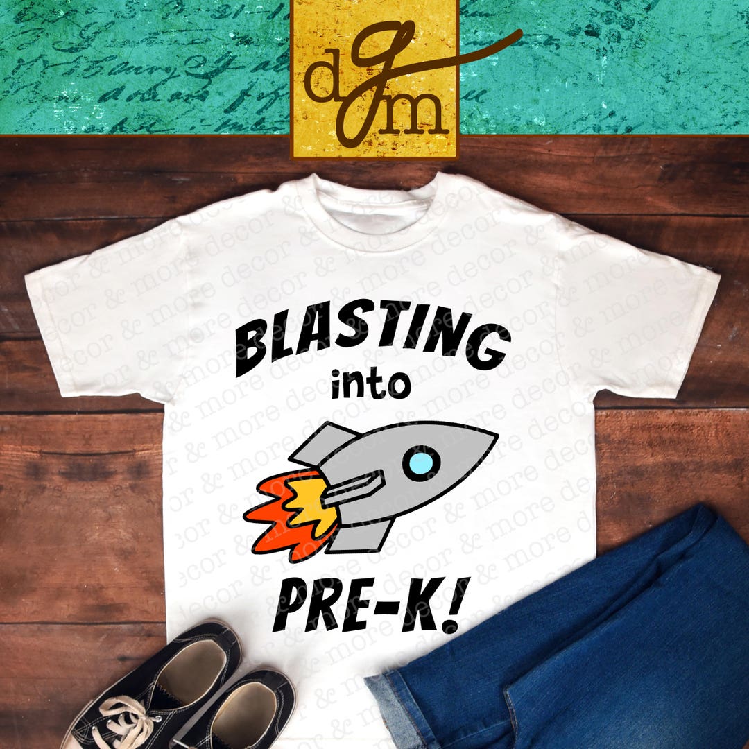 PRE-K SVG FILE. First Day of Pre-k Svg File. This Cute, Back to School ...