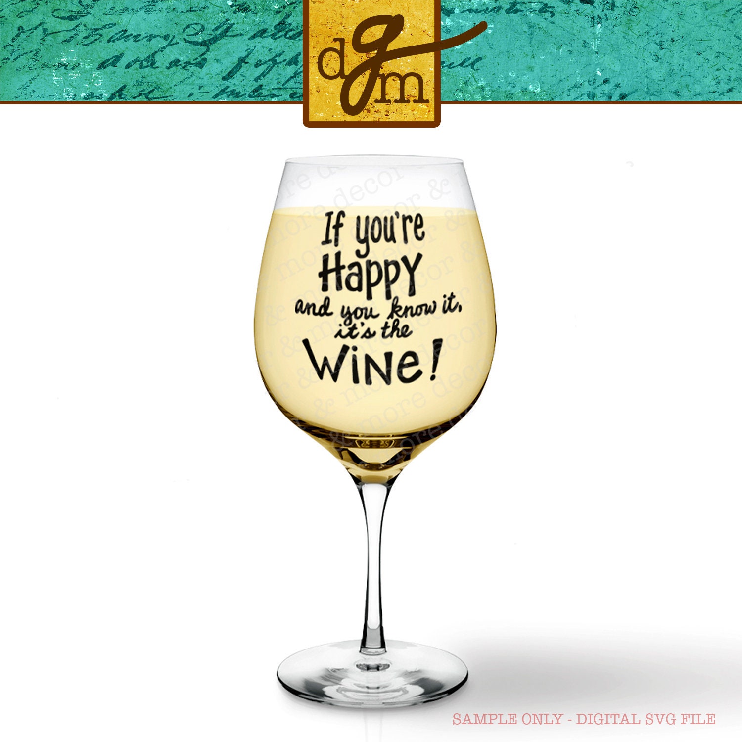 Wine Glass SVG Bundle, Funny Wine Glass Labels, Wine SVG Cut Files ...