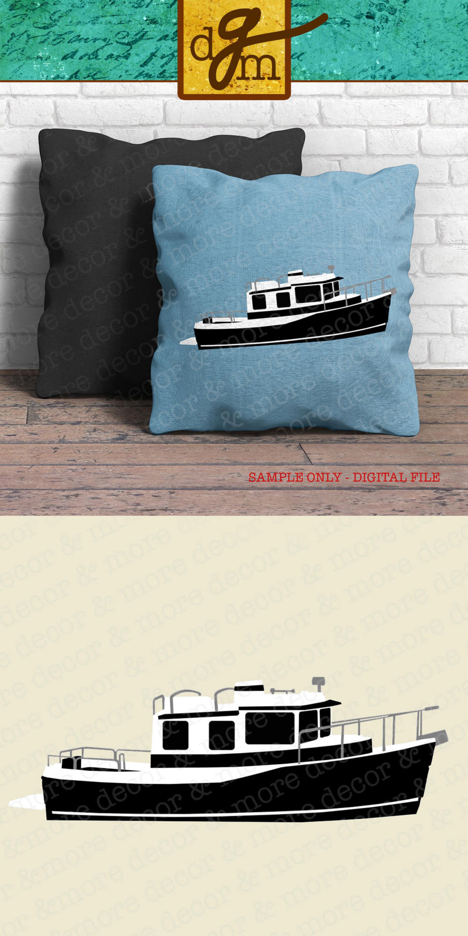 TUGBOAT SVG FILE. Tugboat Svg. Boat Svg File. Svg File for - Etsy