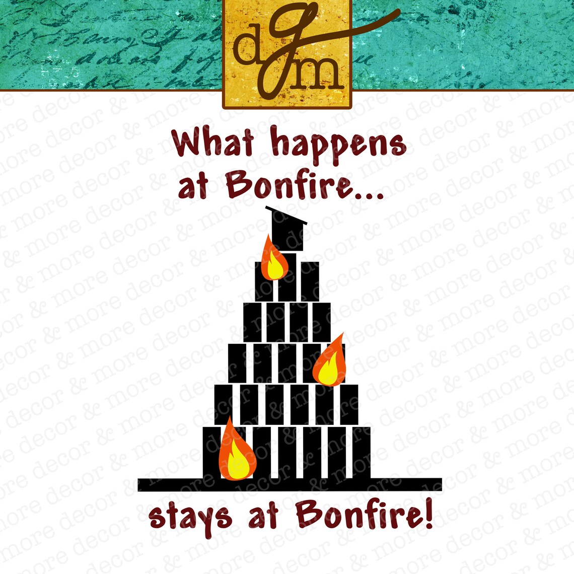BONFIRE SVG FILE Student Bonfire Svg File Bonfire Decal - Etsy
