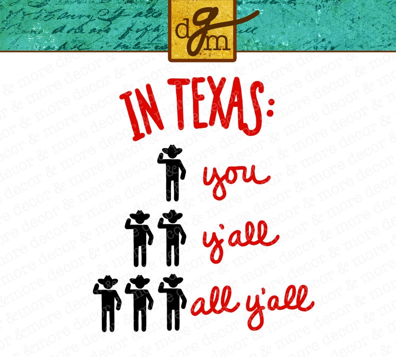 SVG Texas Funny Funny Texas SVG File You Y'all All - Etsy