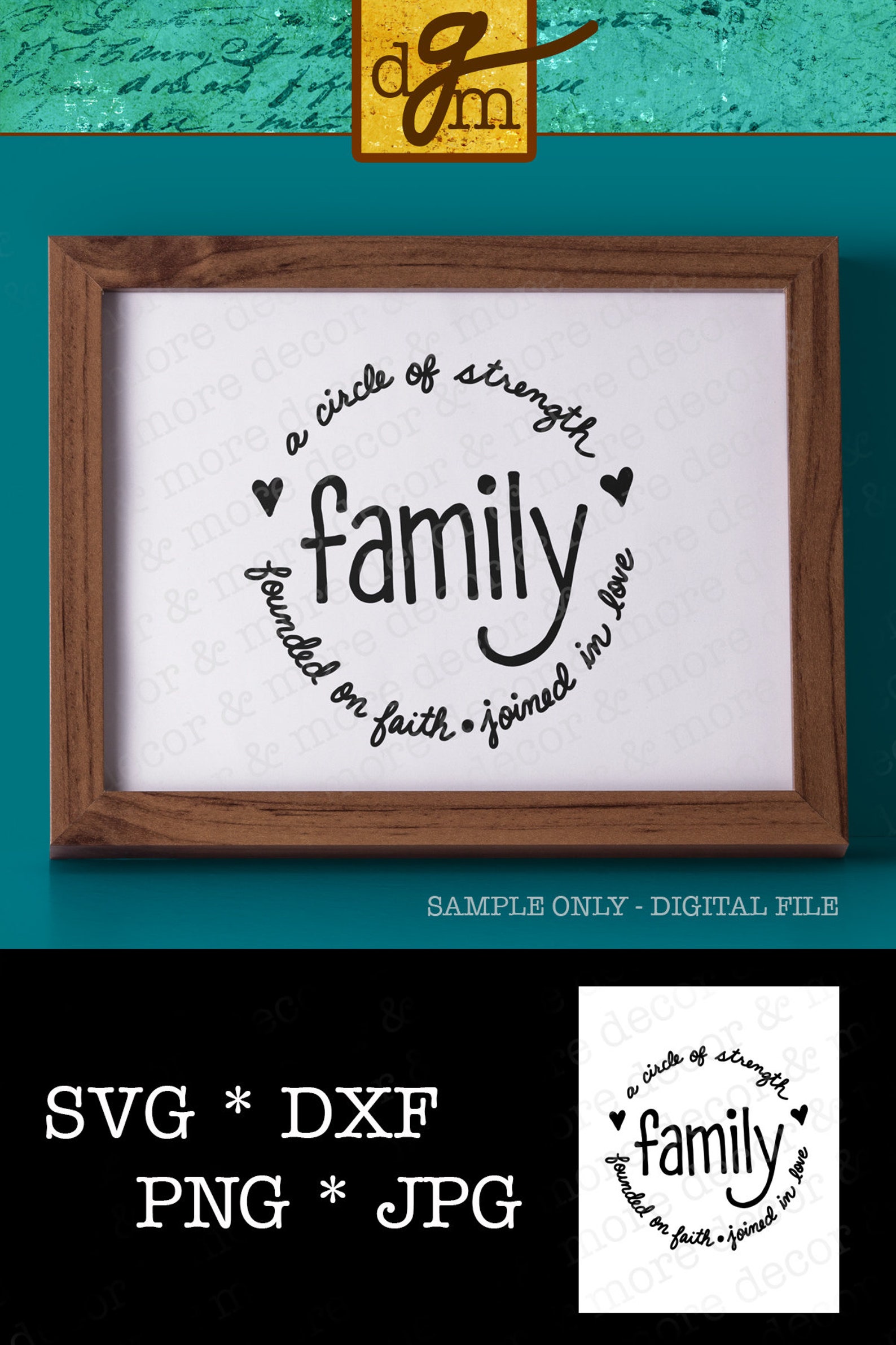 Family Saying SVG File Family Sign SVG Saying Rustic Wall - Etsy