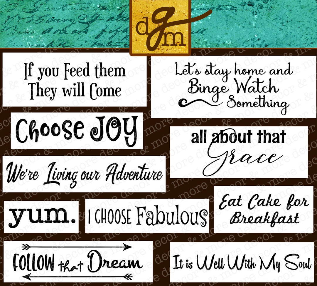 SVG Sayings for Signs SVG Bundle SVG Files for Cricut Kitchen Svg Files ...