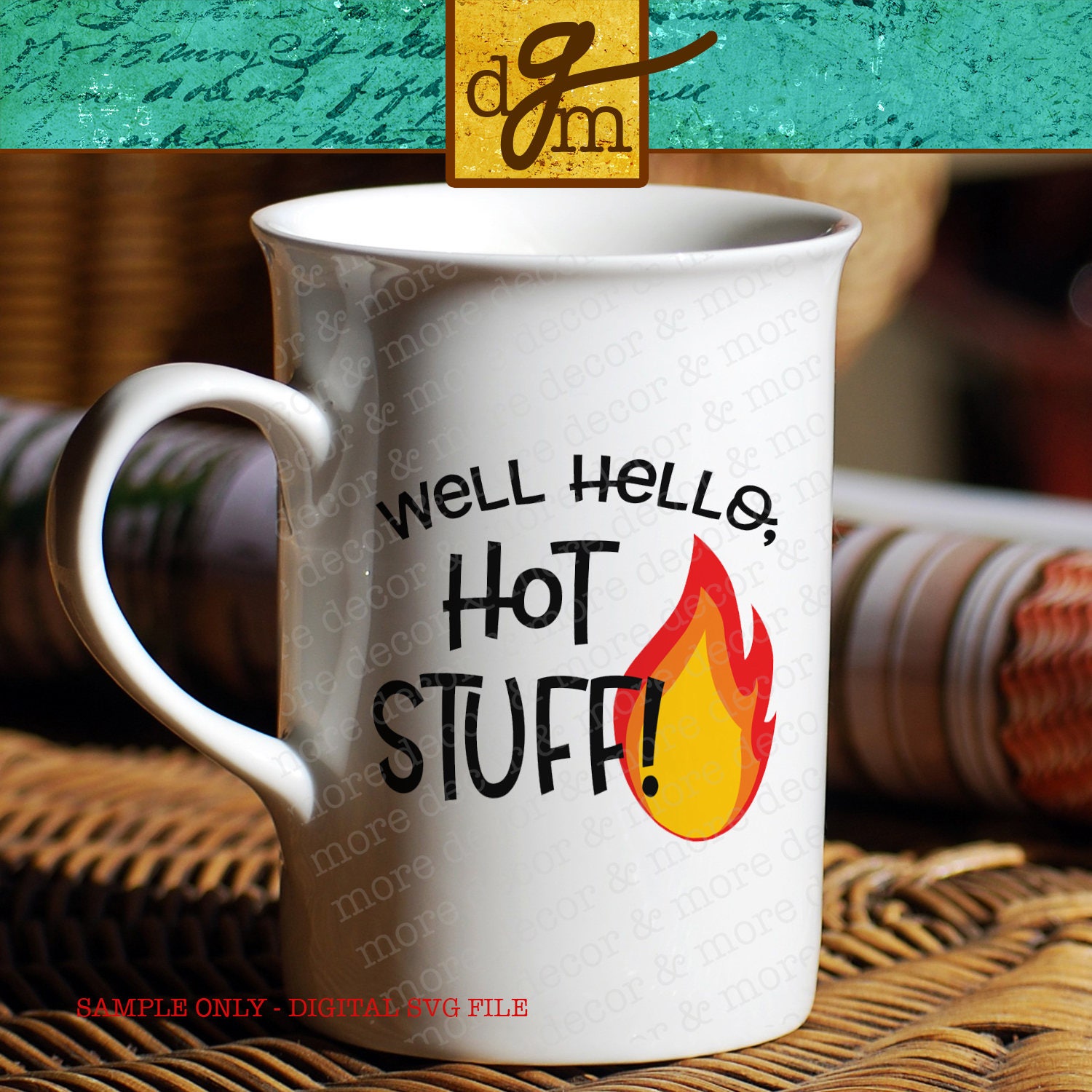 Valentine SVG File Hot Stuff SVG SVG Files for Cricut | Etsy