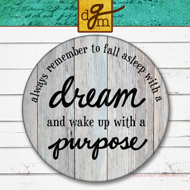 Round SVG File Saying Circle SVG File Quote Inspirational - Etsy