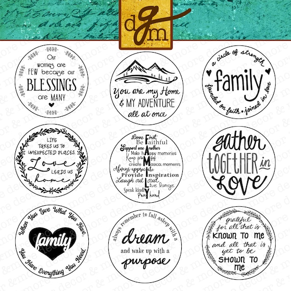 Inspirational Quote Svg Round SVG File Rustic Wood Sign Svg File ...