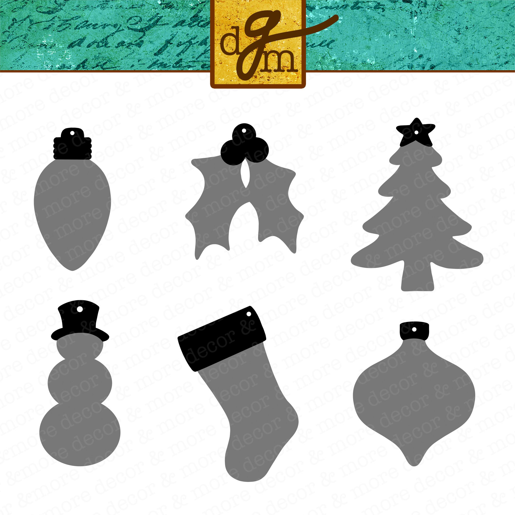 Christmas Earring SVG Bundle, Christmas Earring Templates for Cricut ...