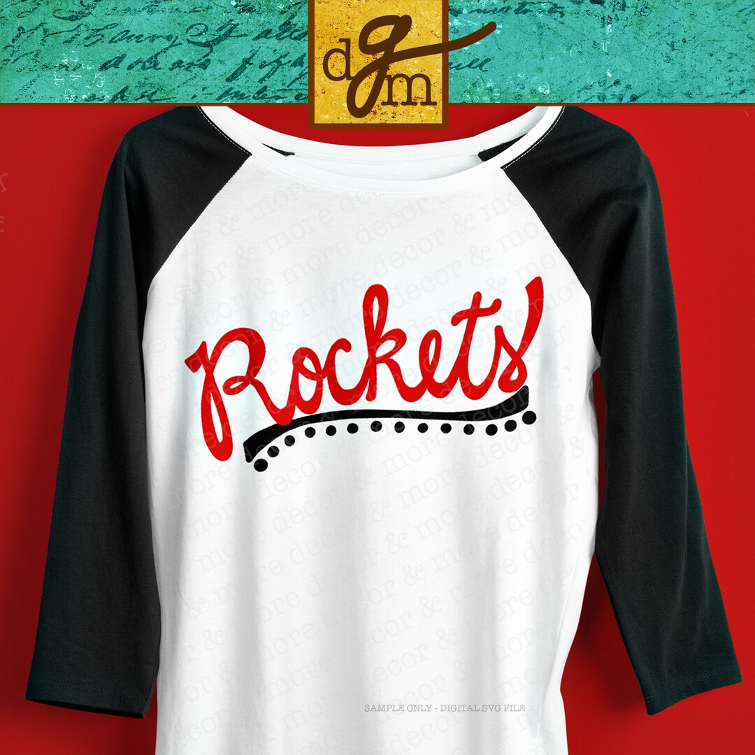 Rockets Team Sports SVG File, Rocket Mom Shirt SVG, Rockets SVG, Team ...