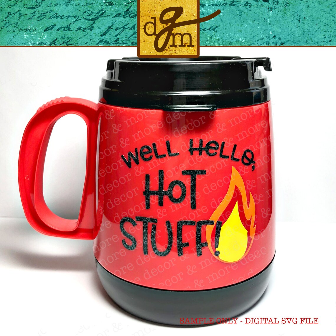 Valentine SVG File Hot Stuff SVG SVG Files for Cricut - Etsy