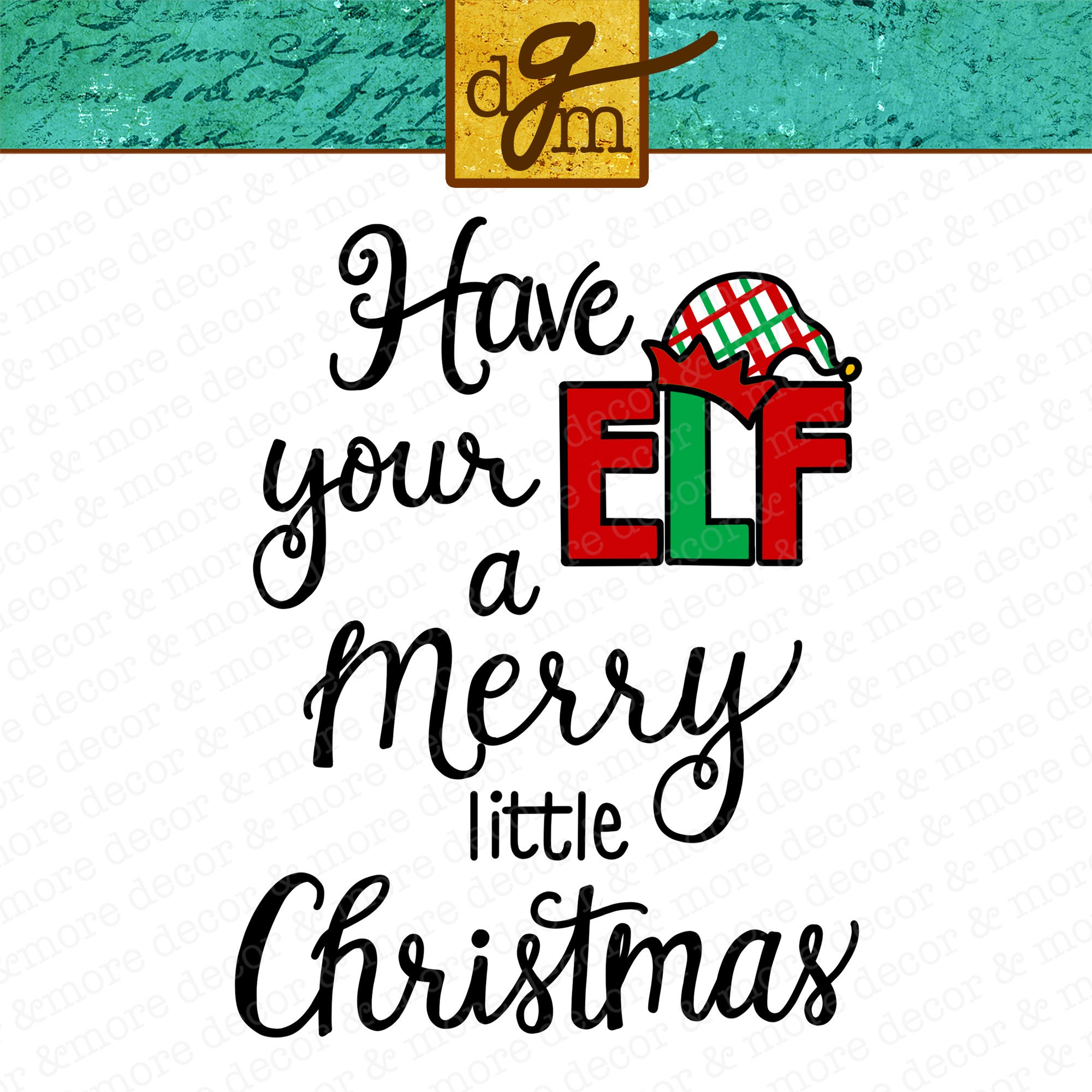 Elf SVG File Merry Little Christmas SVG Funny Christmas SVG - Etsy