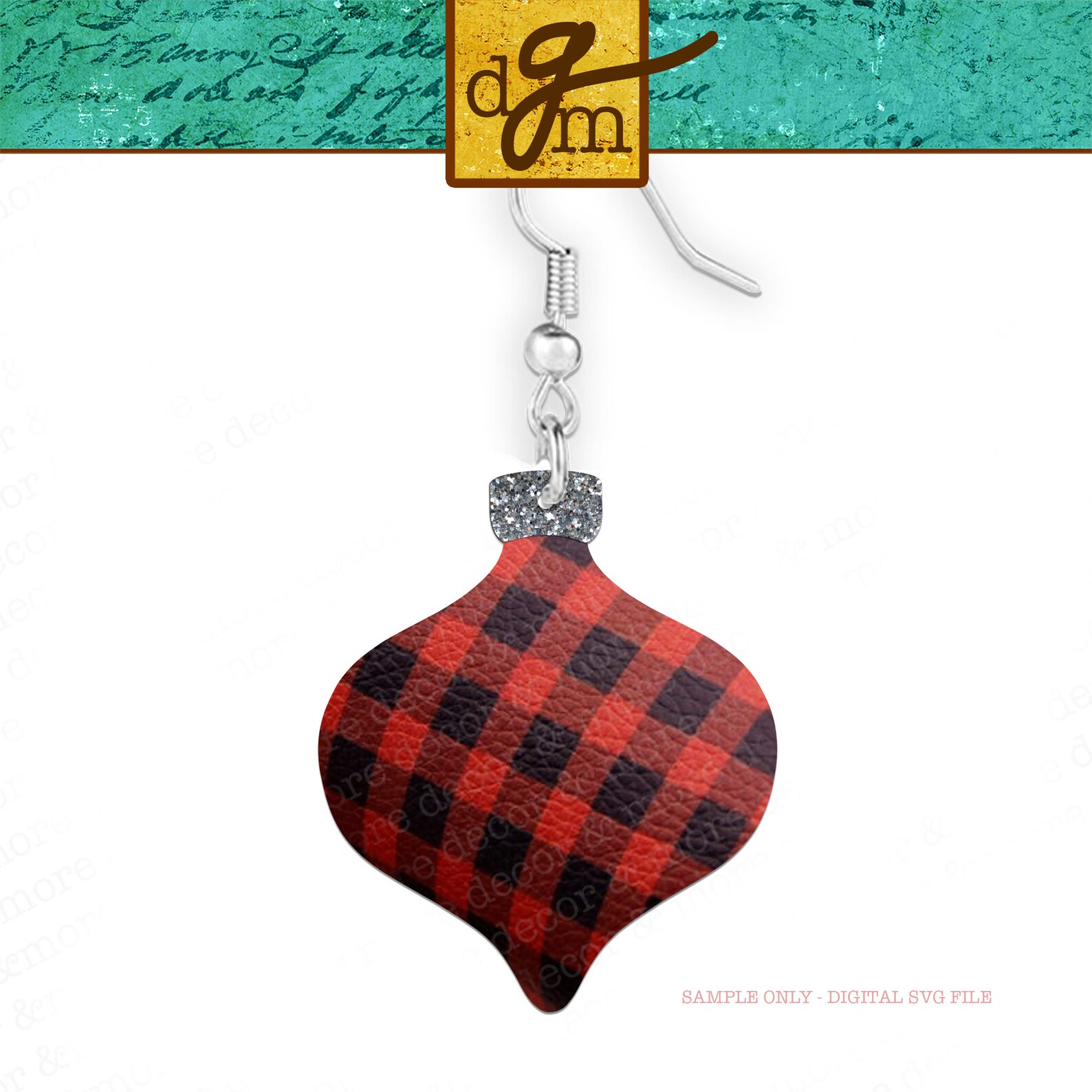Christmas Earring SVG Bundle, Christmas Earring Templates for Cricut ...