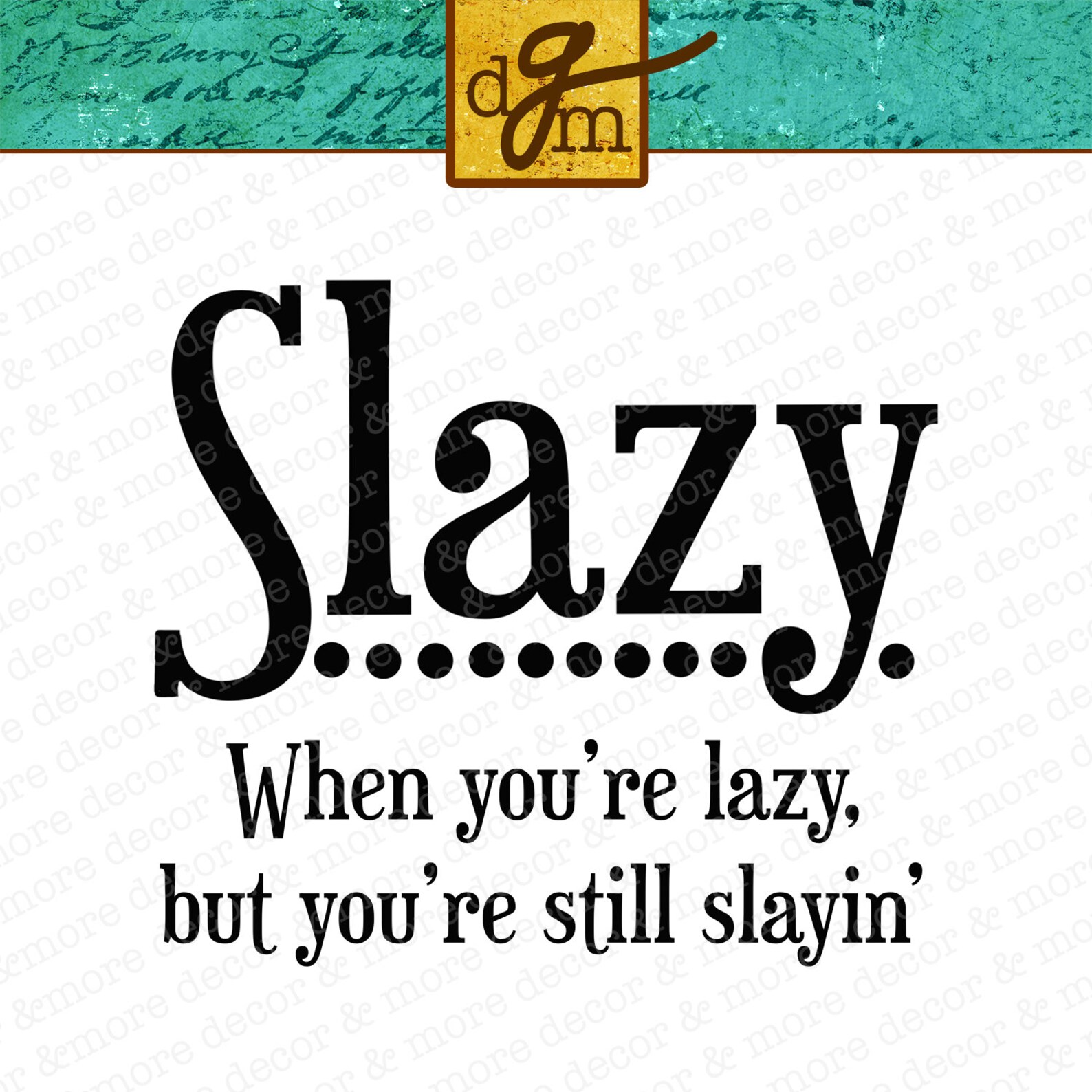 Funny Lazy and Slaying Quote SVG File, Slazy Shirt SVG Cut File, Funny ...