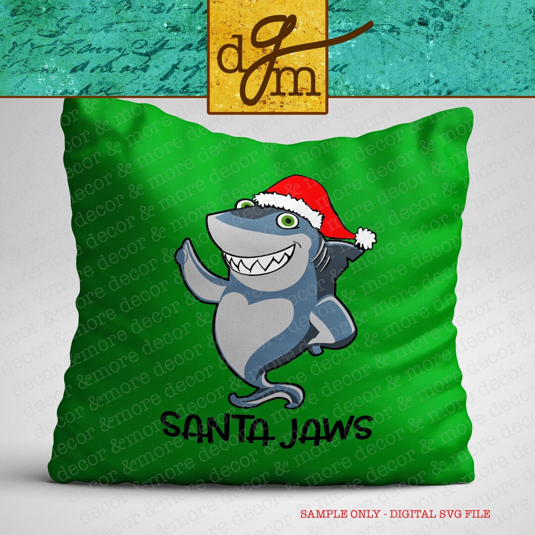 Funny Christmas SVG, Santa Jaws SVG, Holiday SVG File, Svg Files for ...